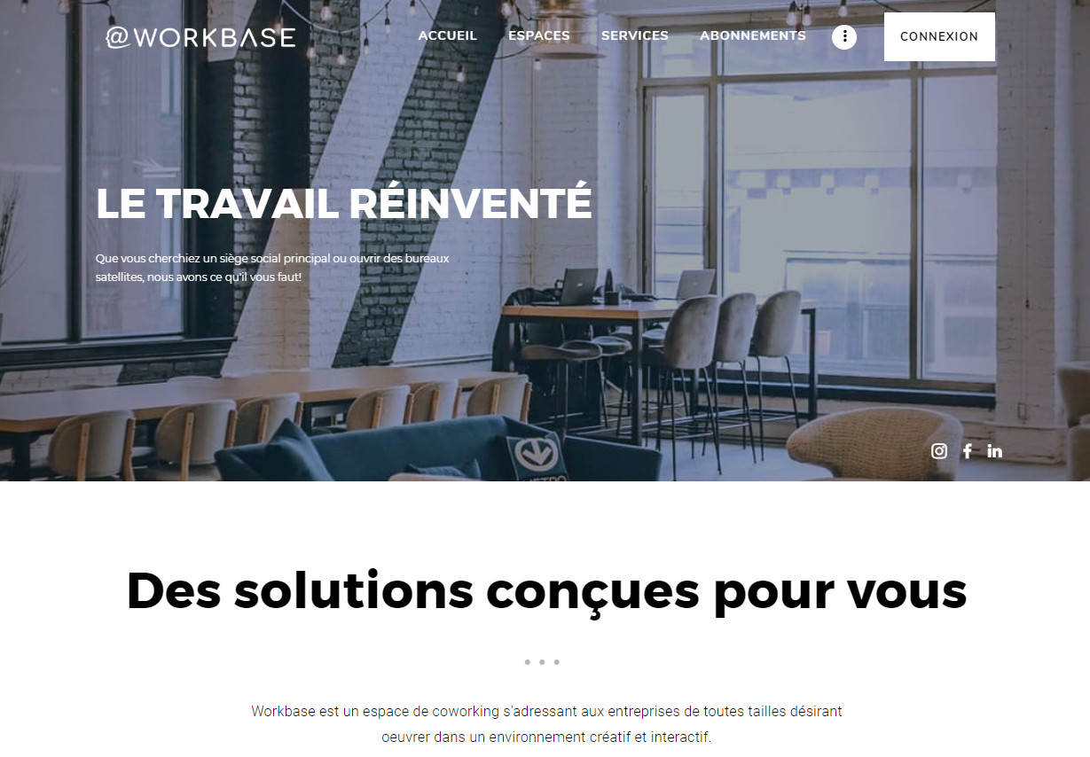 Mise en ligne du nouveau site WordPress de @WorkBase | Vortex Solution