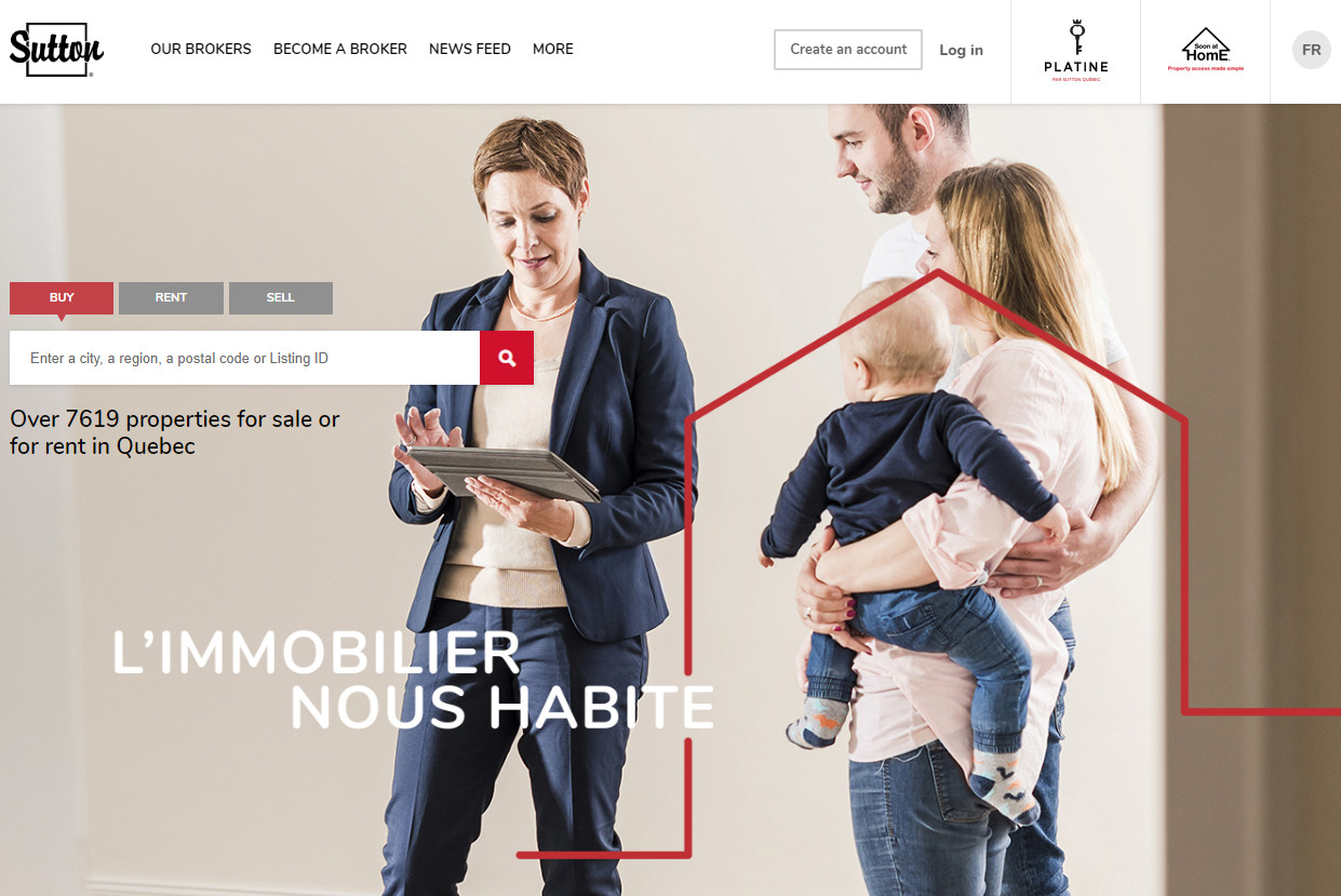 Launch of Sutton Québec’s website redesign | Vortex Solution